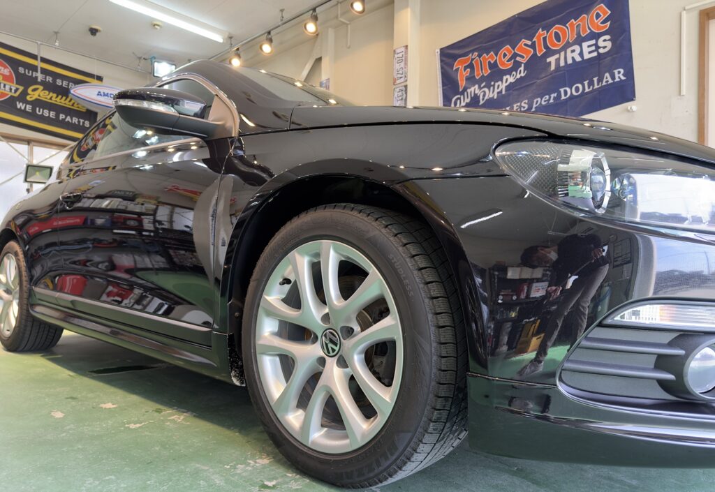 VW CIROCCO ツヤUP研磨極＋gloss protect＋ヘッドライトクラック除去＋高耐久クリアコート＋未塗装樹脂コーティング ...