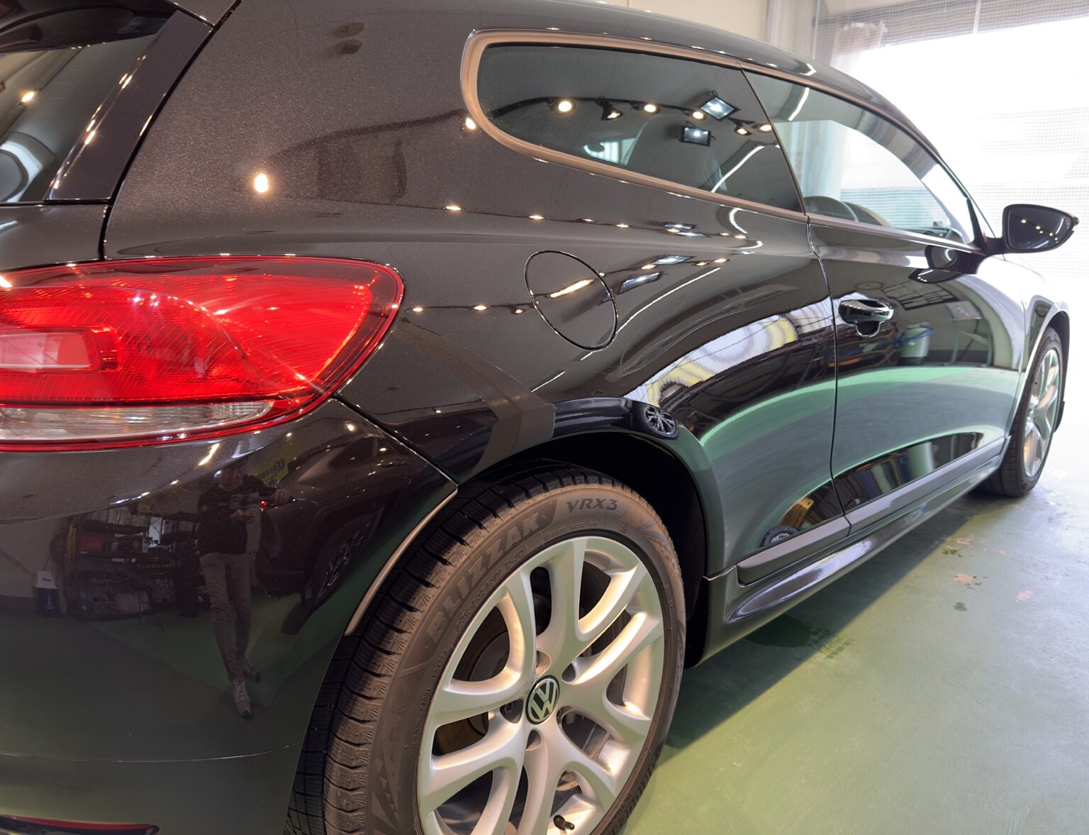 VW CIROCCO ツヤUP研磨極＋gloss protect＋ヘッドライトクラック除去＋高耐久クリアコート＋未塗装樹脂コーティング ...